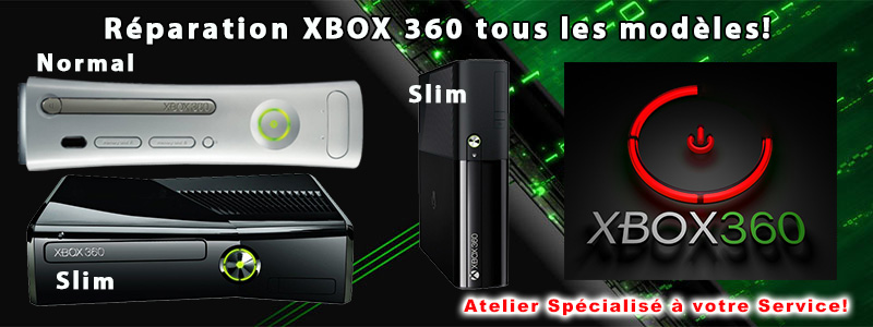 Réparation XBOX 360 Québec - SOS Consoles l'Expert à Québec!